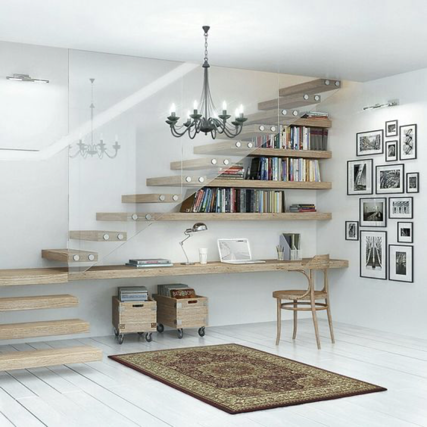 Tips For Dealing With Libraries In Your Staircase Area - DEARTARCH
