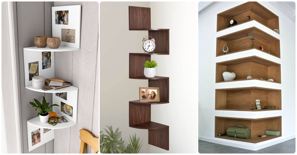 Corner Shelf Designs To Get The Best From The Empty Corner Space ...