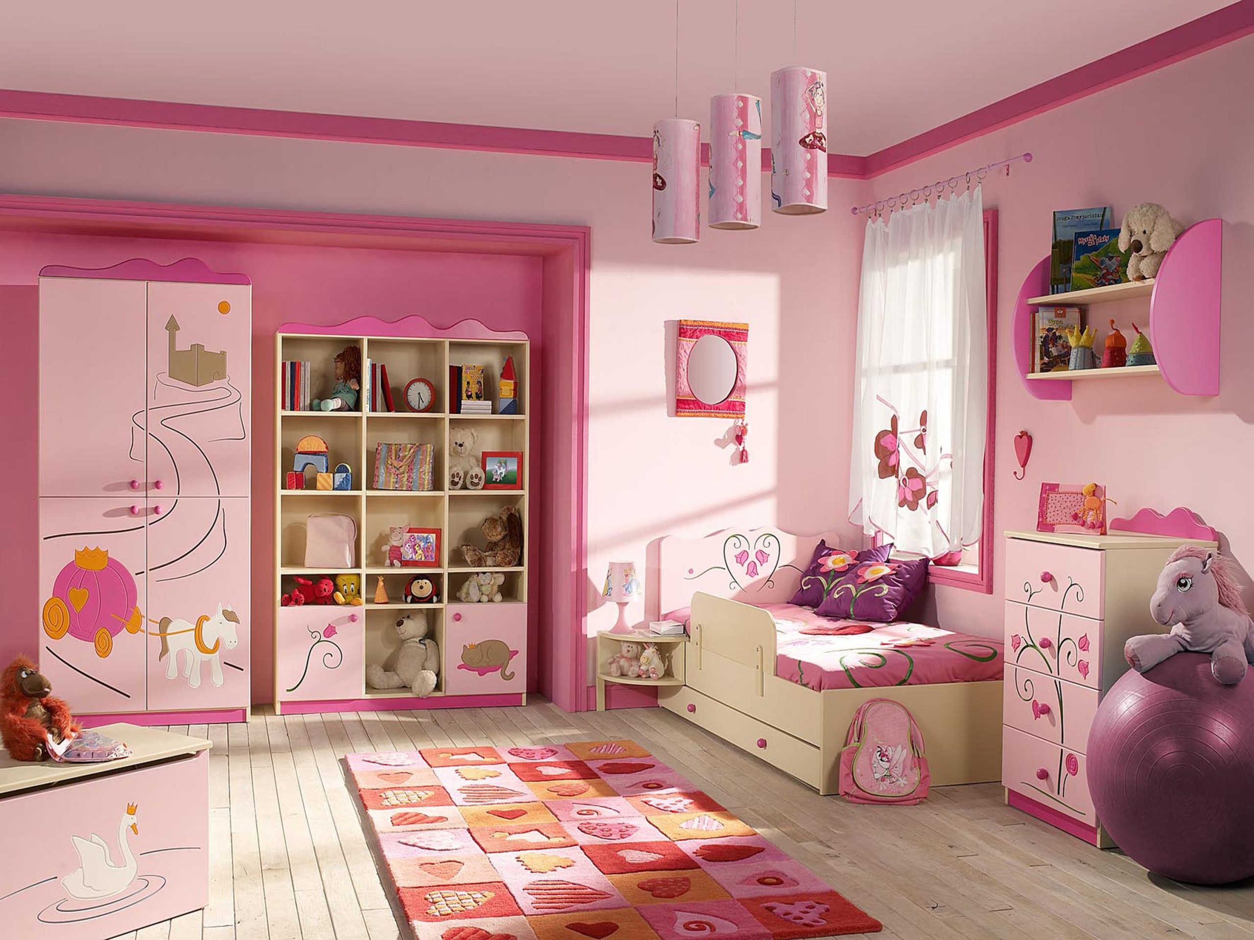 How To Use Pink To Decorate Your Kid’s Bedroom - 20 Examples & Tips ...