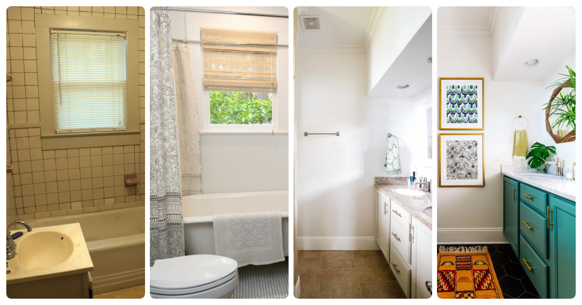 With These Before & After Artistic Designs, Redecorate Your Bathroom ...