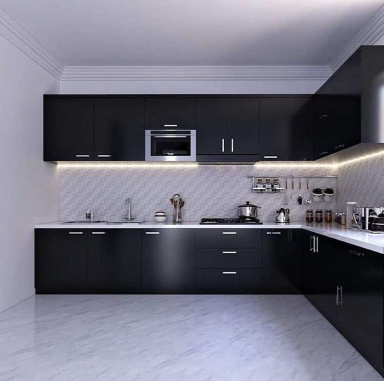 Sophisticated Black Kitchen Cabinets - Examples & Tips - DEARTARCH