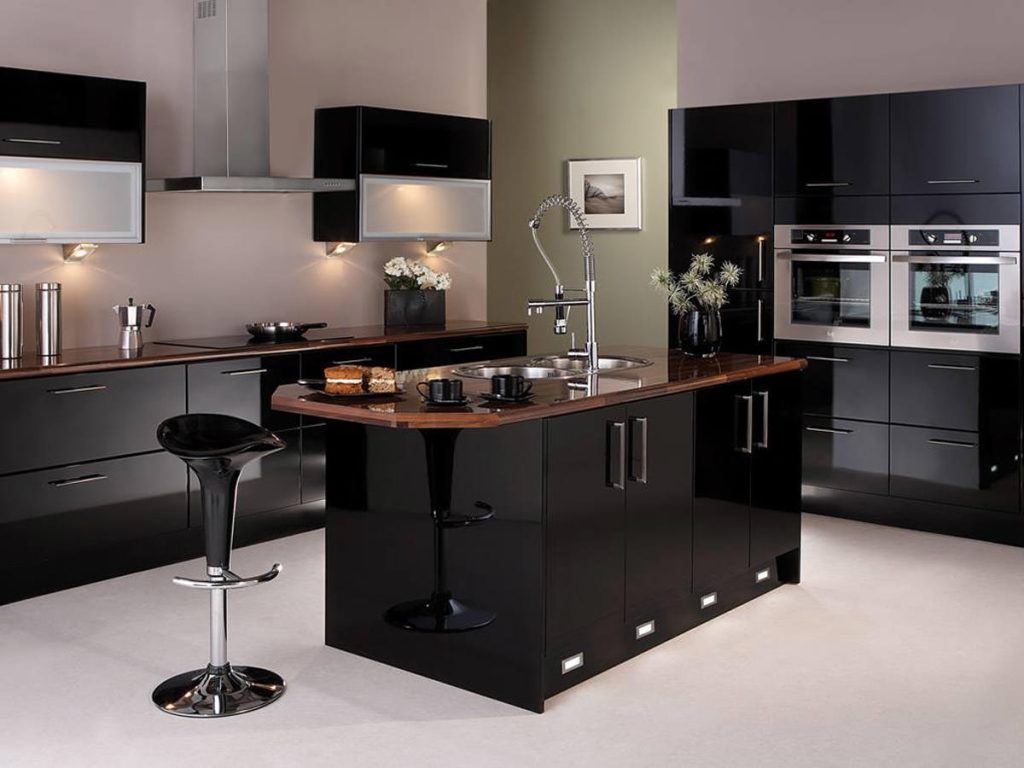 Sophisticated Black Kitchen Cabinets - Examples & Tips - DEARTARCH