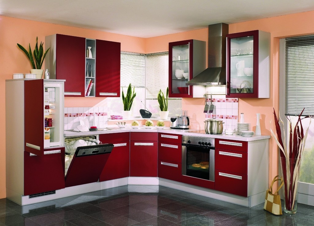 Simple & Marvelous Red Kitchen Designs for Real Lovers - Examples ...