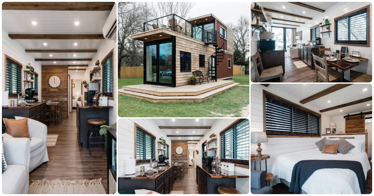 Custom Shipping House Made of Two Containers - DEARTARCH