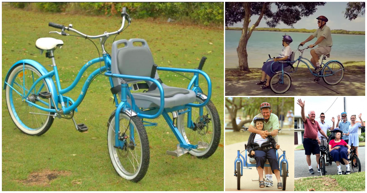 Unique Bike Chair That Allows Someone With Limited Mobility To Go For a ...