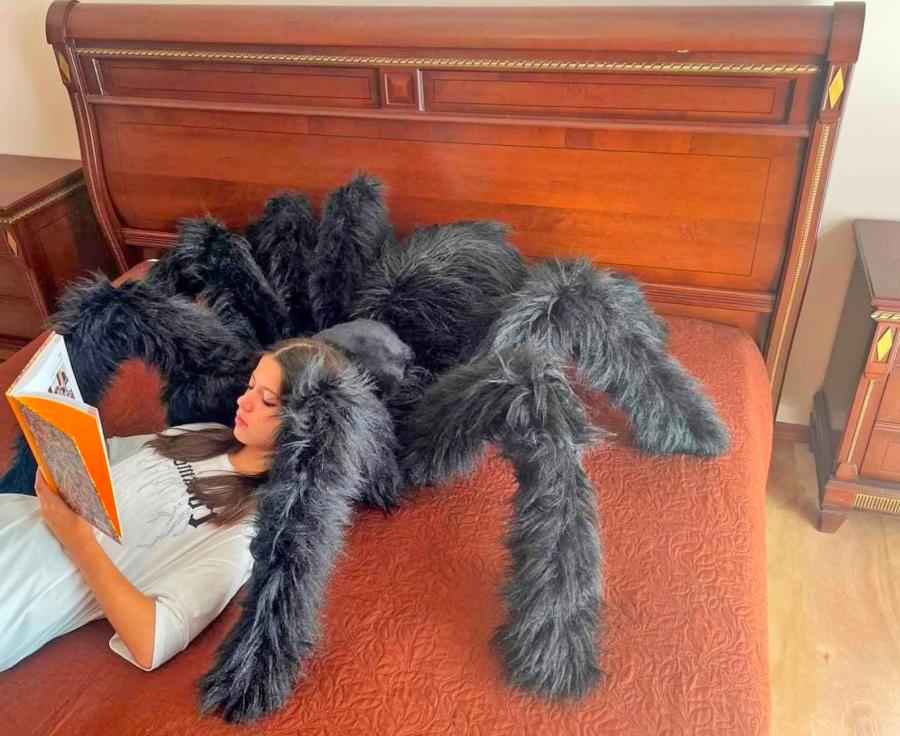 The Ultimate Giant Tarantula Spider Pillow: Your Go-To Prank or Napping ...