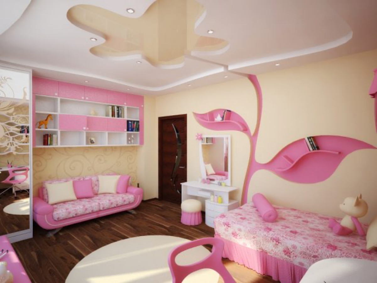 Dreamy Spaces for Little Princesses: Gypsum Board Wall and Ceiling ...