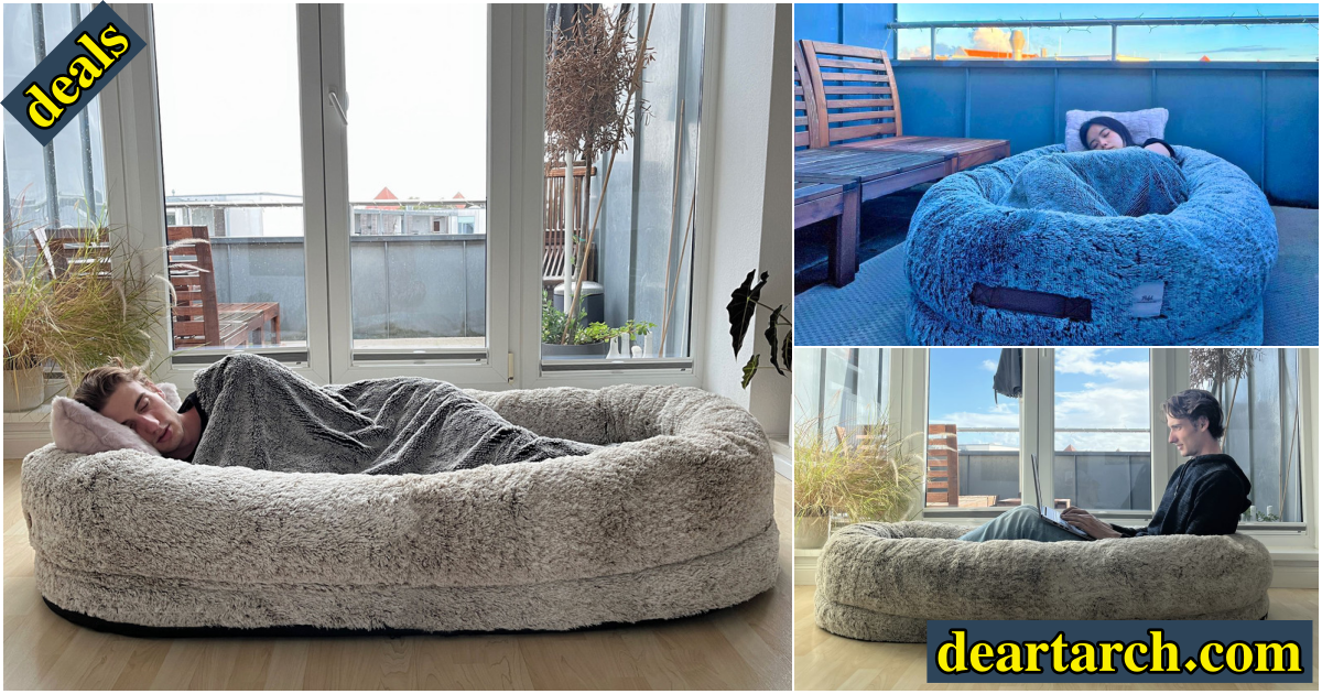 Elevate Your Canine Comfort: Discover the Ultimate Human-Sized Dog Bed ...