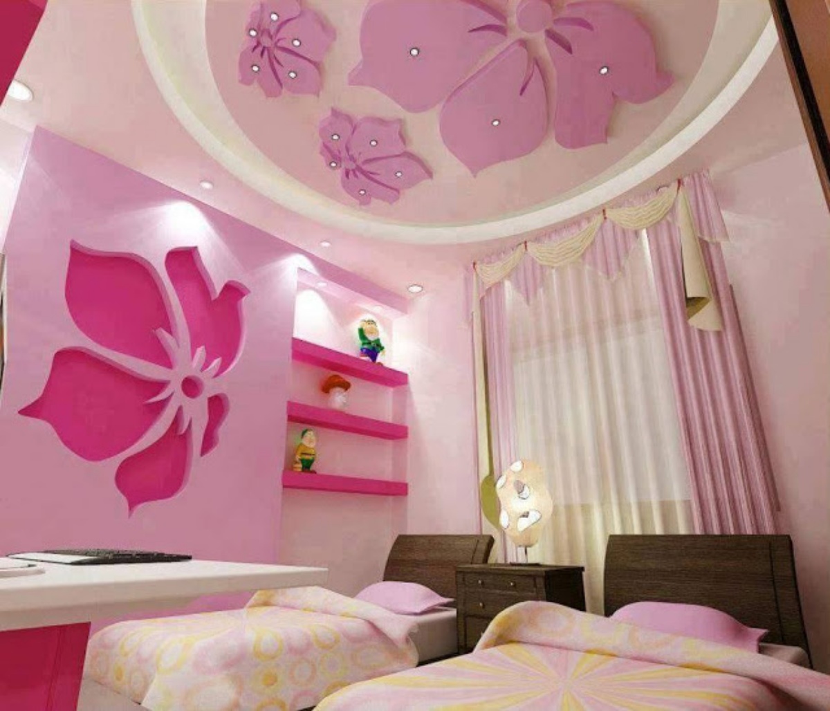 Dreamy Spaces for Little Princesses: Gypsum Board Wall and Ceiling ...