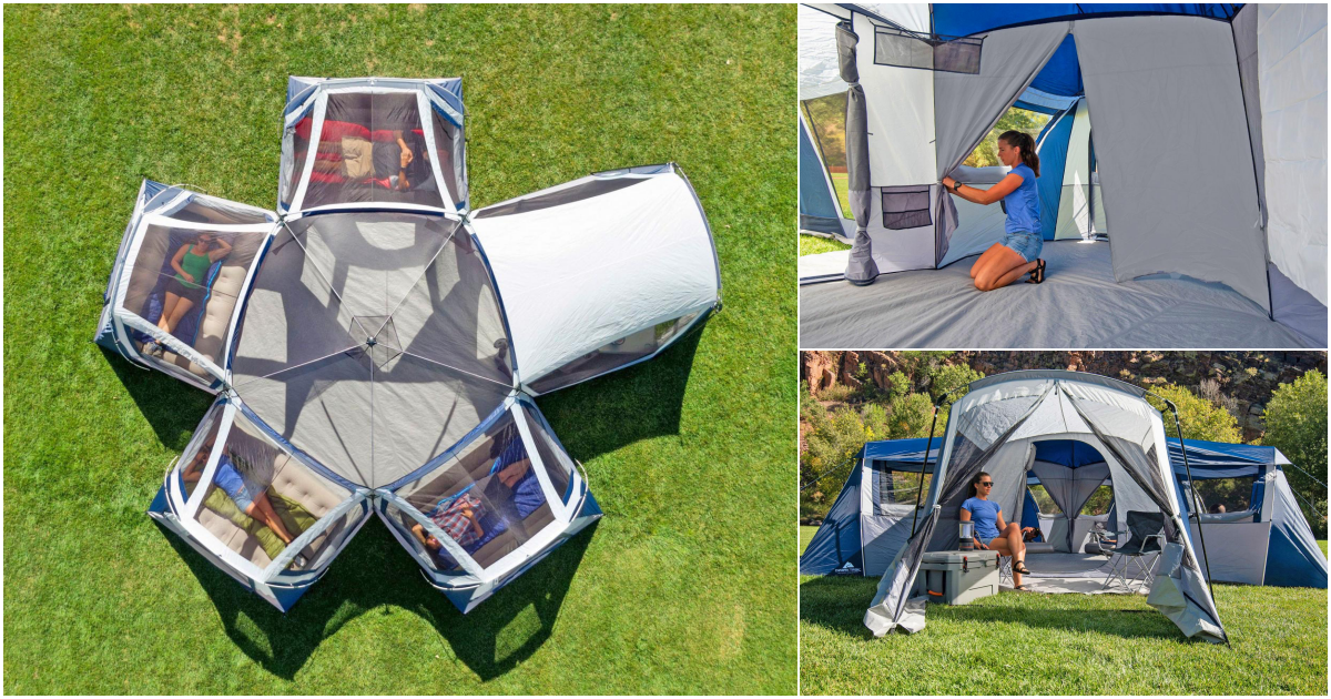 Camping in Comfort: Introducing the Giant 20-Person Tent with 5 ...
