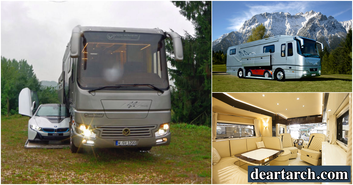 Garage on the Go: Unveiling the $1.7 Million Luxury Motorhome with ...