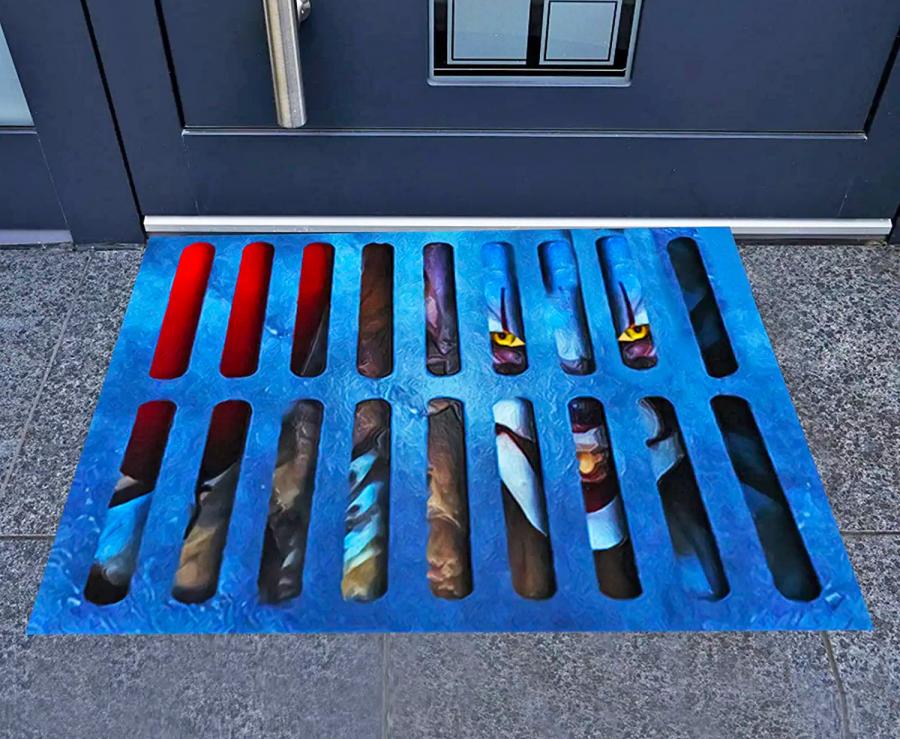 Enter if You Dare: Pennywise Clown in Sewer Doormat - A Spooky ...