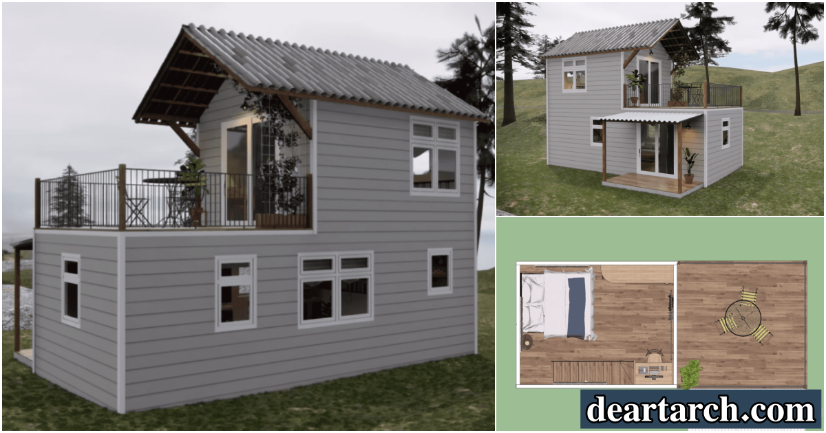 Elevating Tiny Living: The Allure of Woodnest's Two-Story, 65 Square ...