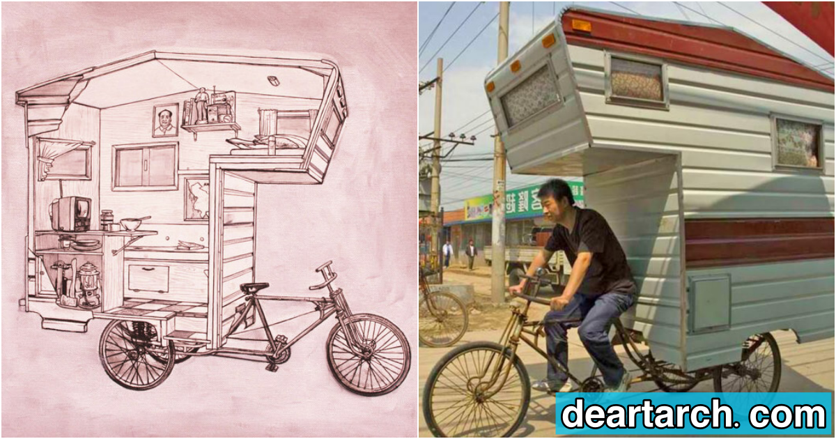 This Bicycle Camper Offers A Mobile Living Space For One, Perfect For ...