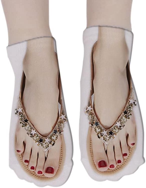 Step Into Fun: The World of 3D Flip-Flop Socks, Silly Feet Slippers ...